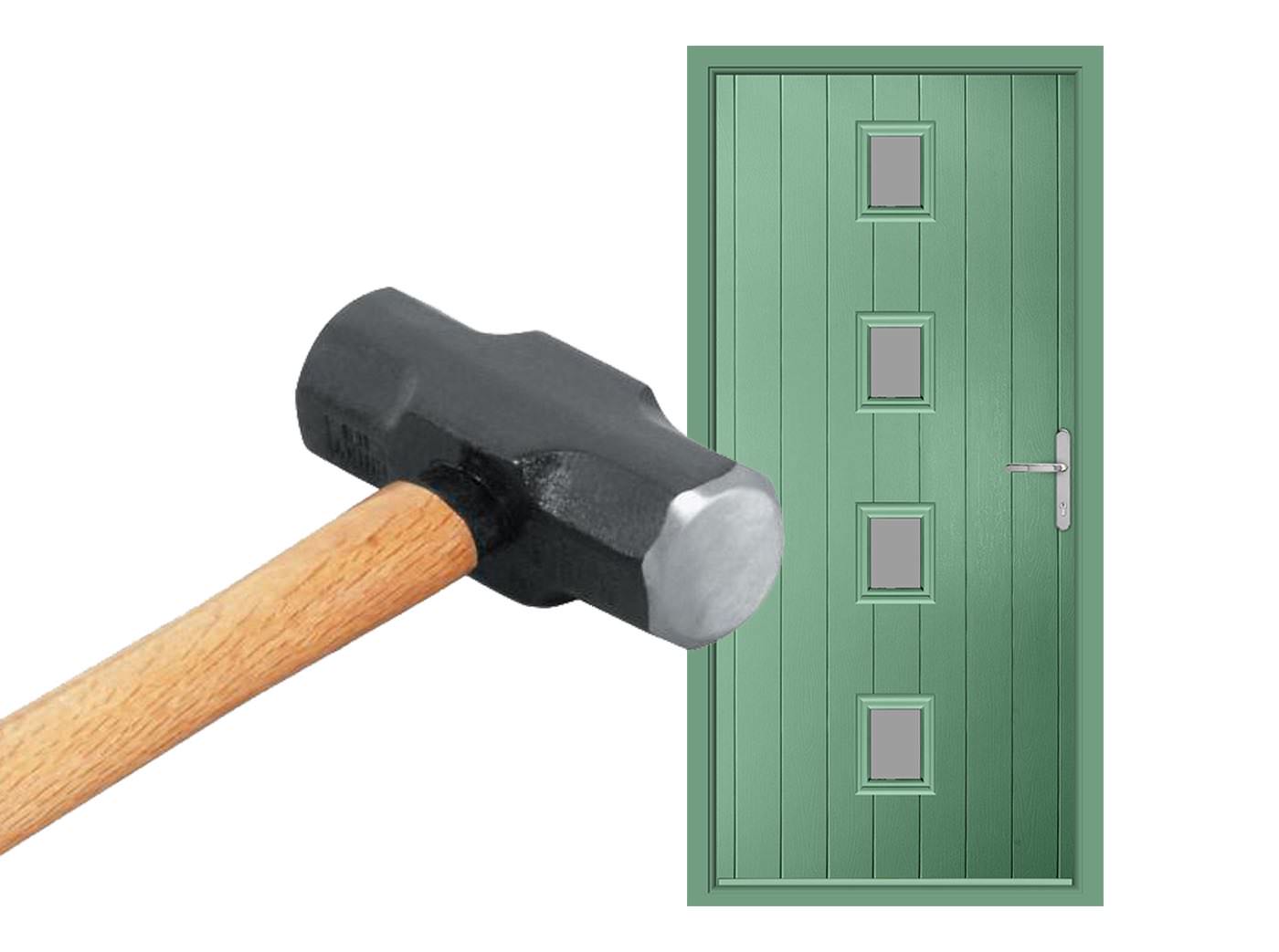 Composite Door Security | Solid Timber Core | Endurance®
